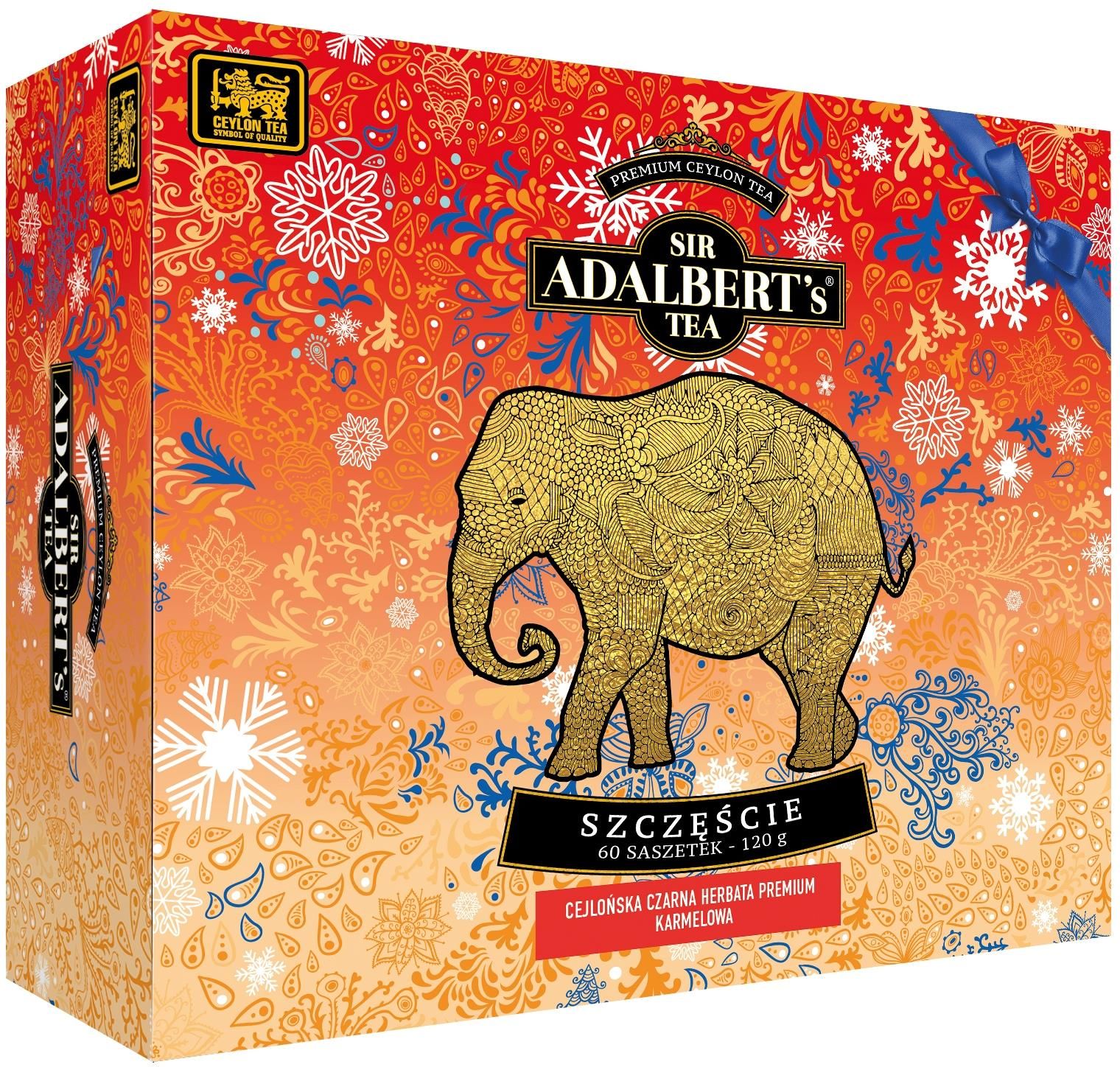 Herbata Adalbert'S Tea Szczęście Czarna Herbata Karmelowa 60 Saszetek ...