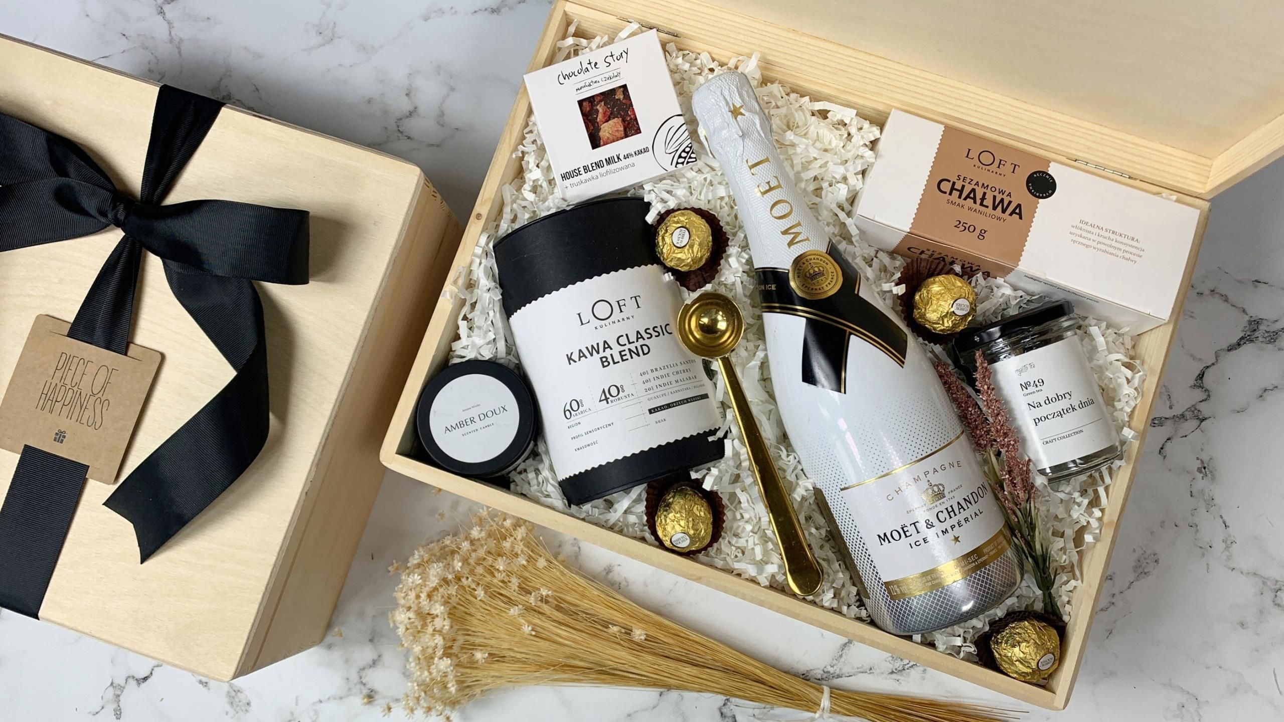 Regalito Zestaw Kosz Prezentowy Z Miejscem Na Alkohol Upominek Gift Box ...