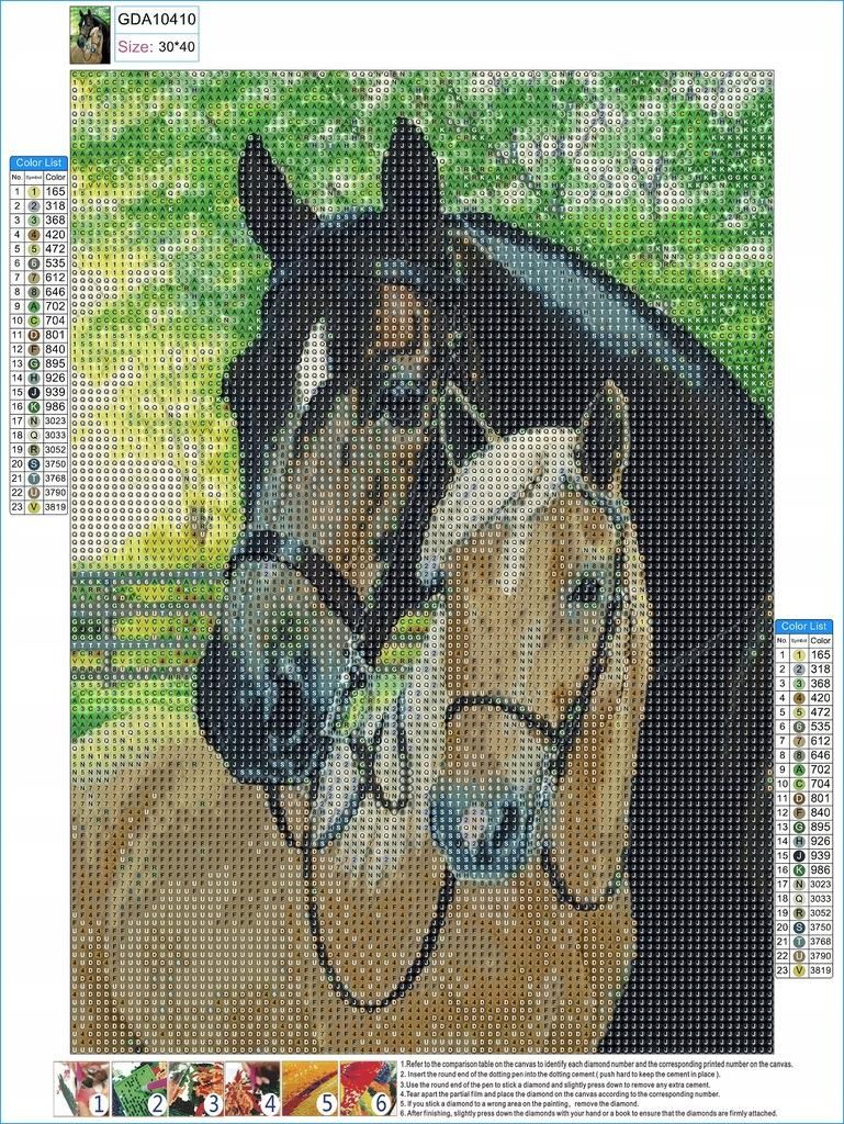 Nkp Haft Diamentowy Mozaika Diamentowa 5D Konie - Ceny i opinie - Ceneo.pl