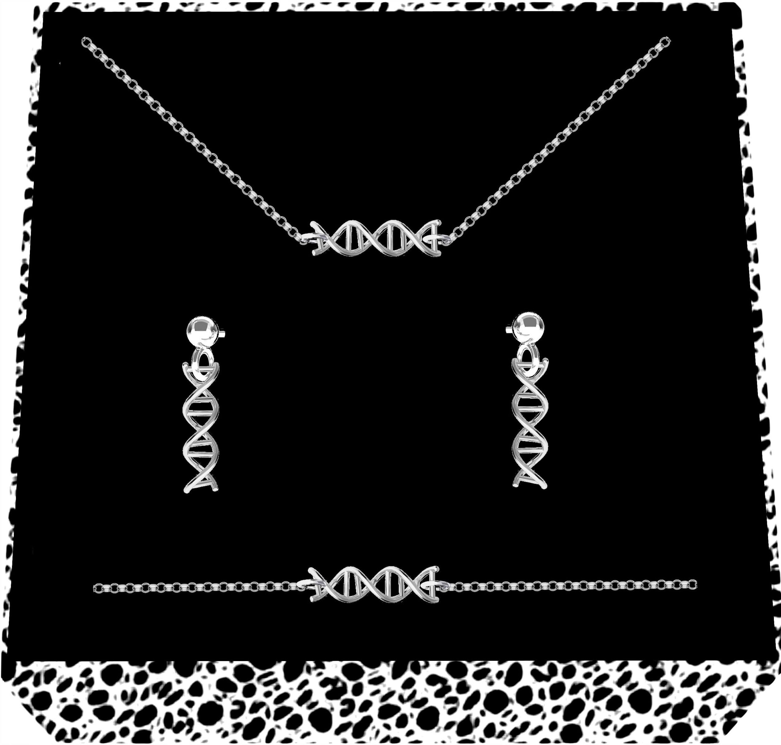 Jogra Art Komplet Kod Genetyczny Dna srebro 925 - Ceny i opinie - Ceneo.pl