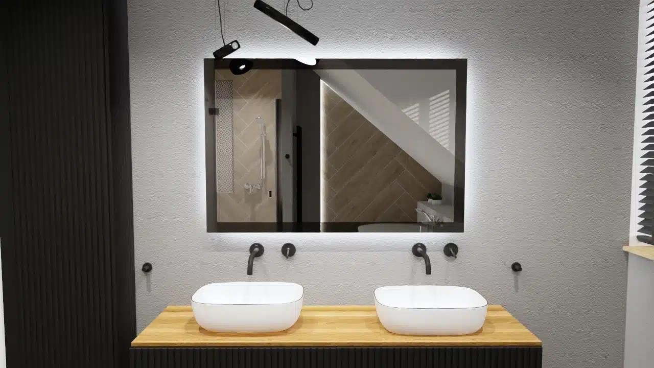 Lustro Loft Z Podświetleniem Bayamo 60X60 - Opinie i atrakcyjne ceny na ...