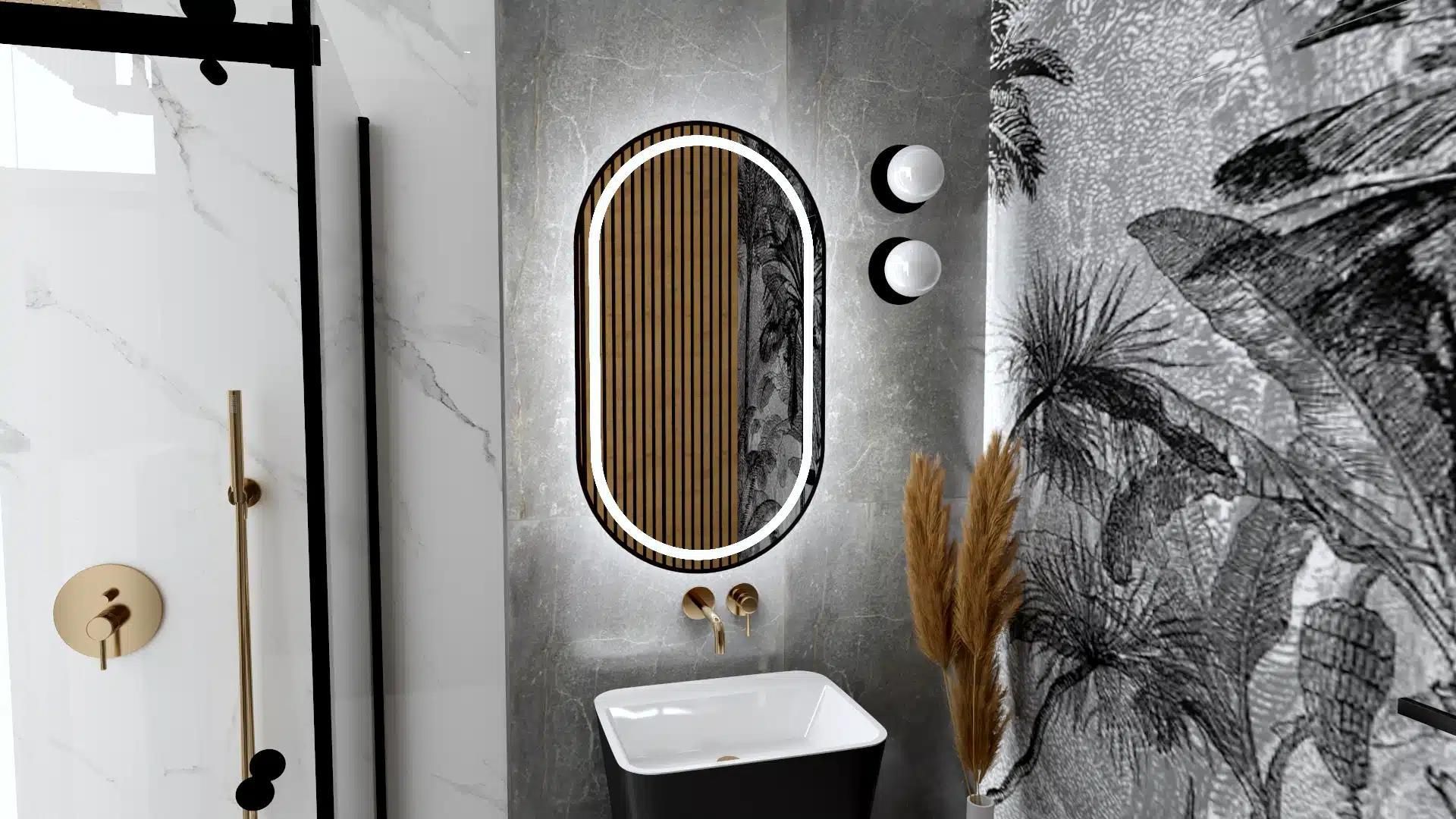 Lustro Loft Z Podświetleniem Aldea 45X100 - Opinie i atrakcyjne ceny na ...