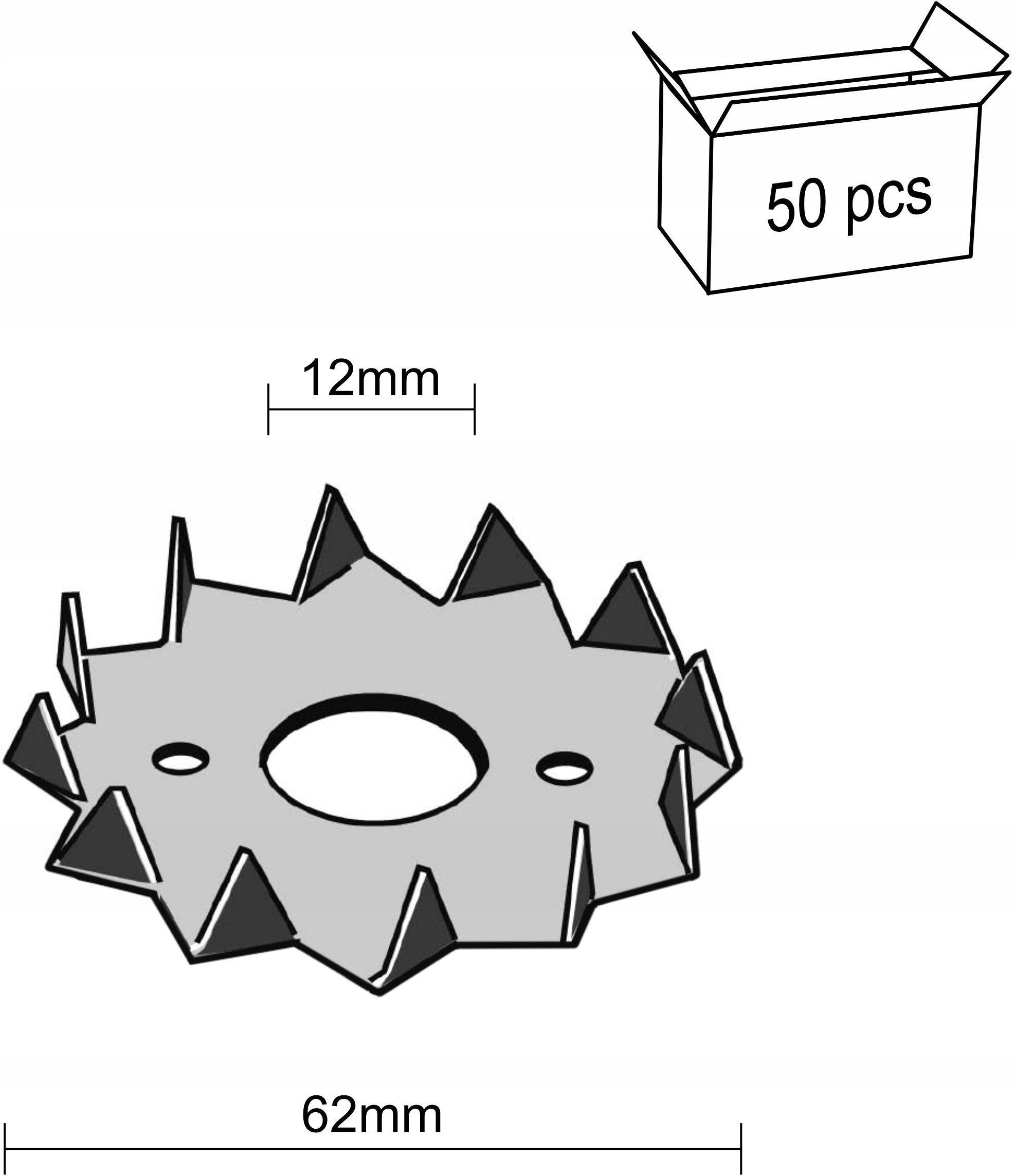 Simpson Pierścienie Zębate Jednostronne 62Mm M12 Bulldog C2-62M12G-B ...