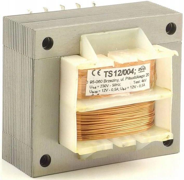 Indel Transformator 12Va 230Vac 12V 12V 0.5A, TS12004 - Opinie i atrakcyjne ceny na Ceneo.pl