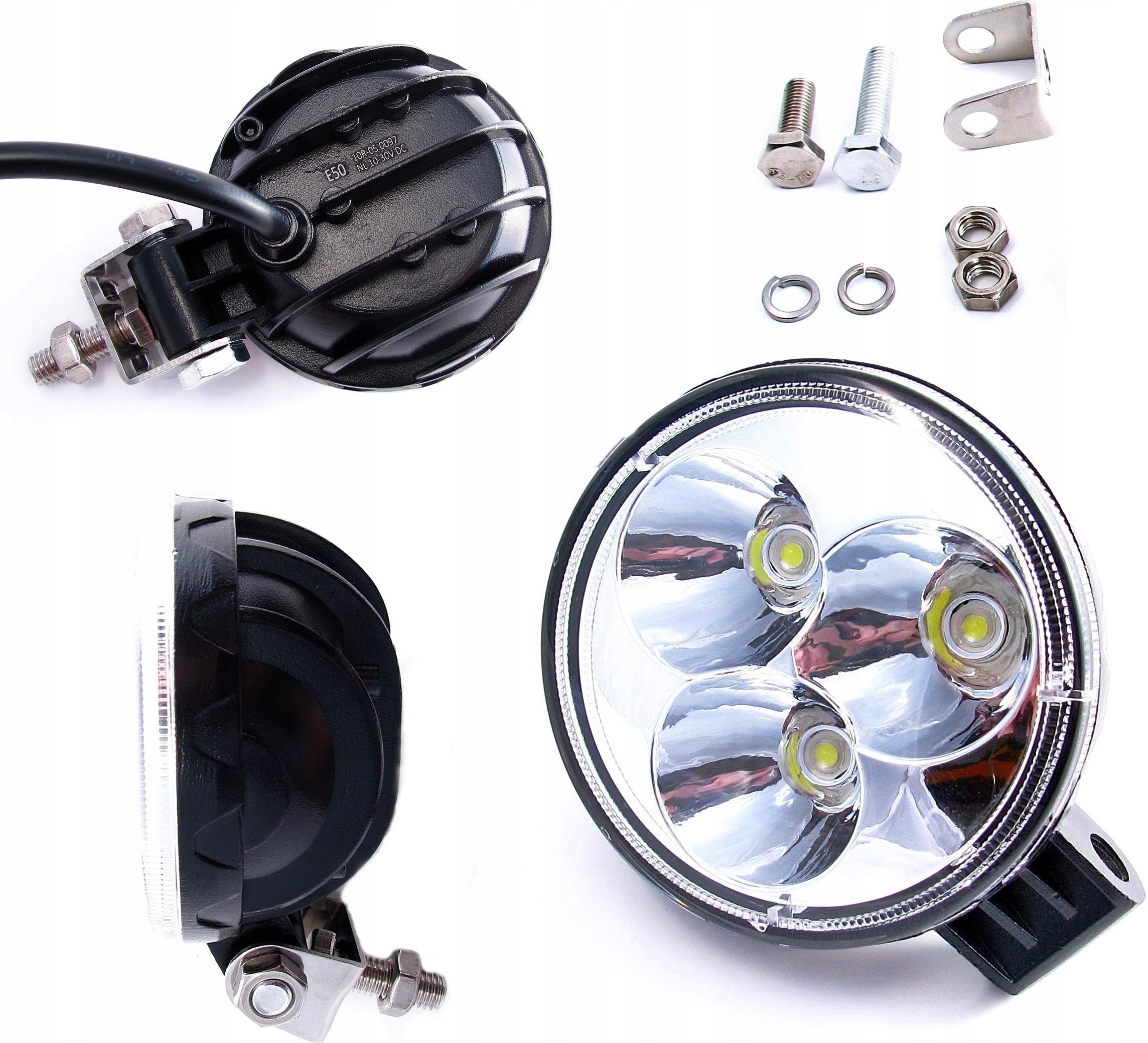 Halogen Neomax Lampa Robocza 3 Led Halogen 9W 12V 24 V Ip67 82Mm - Opinie i ceny na Ceneo.pl