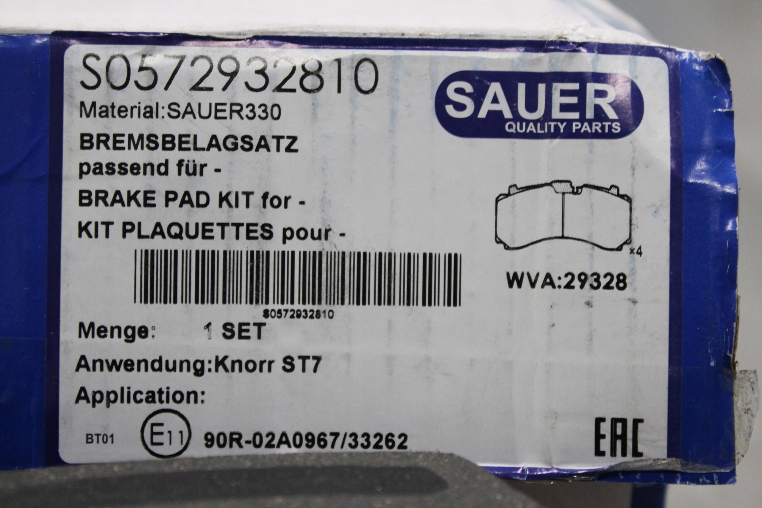 Klocki hamulcowe Steinhof Klocki Hamulcowe Saf/Schmitz Wycięcia Wva ...