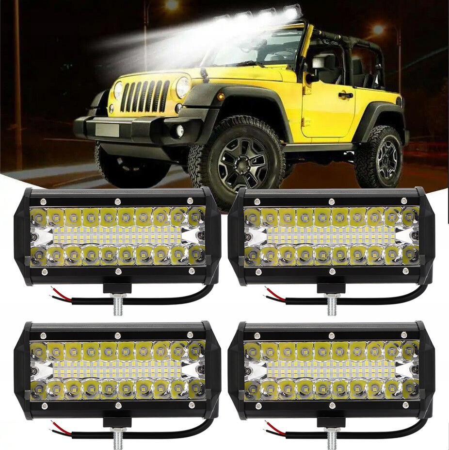 Halogen 4X Zestaw Lampa Robocza Halogen Samochodowy Quad 400W Led Cree ...