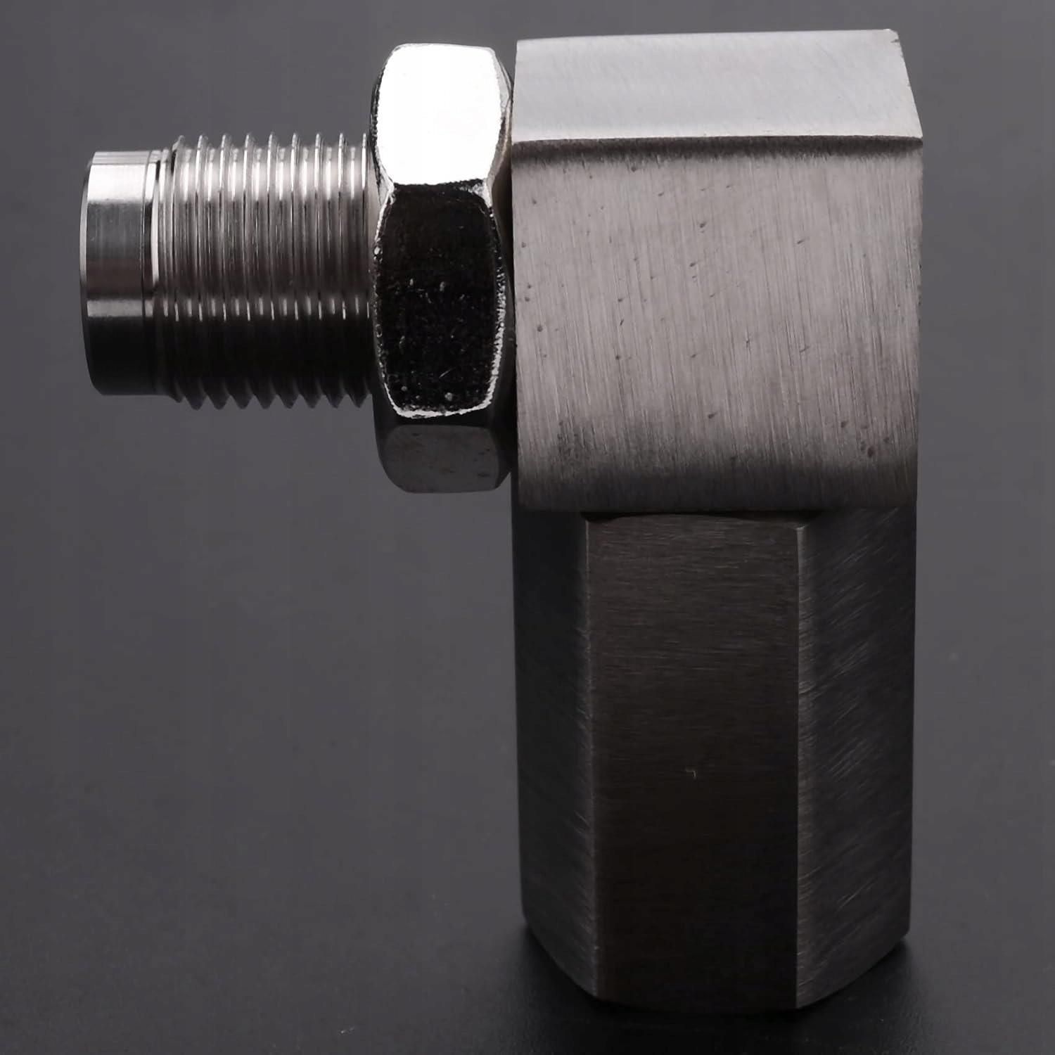 Sonda lambda Kątowy Adapter Czujnika Tlenu 90 Stopni M18X1.5 Niklowany ...