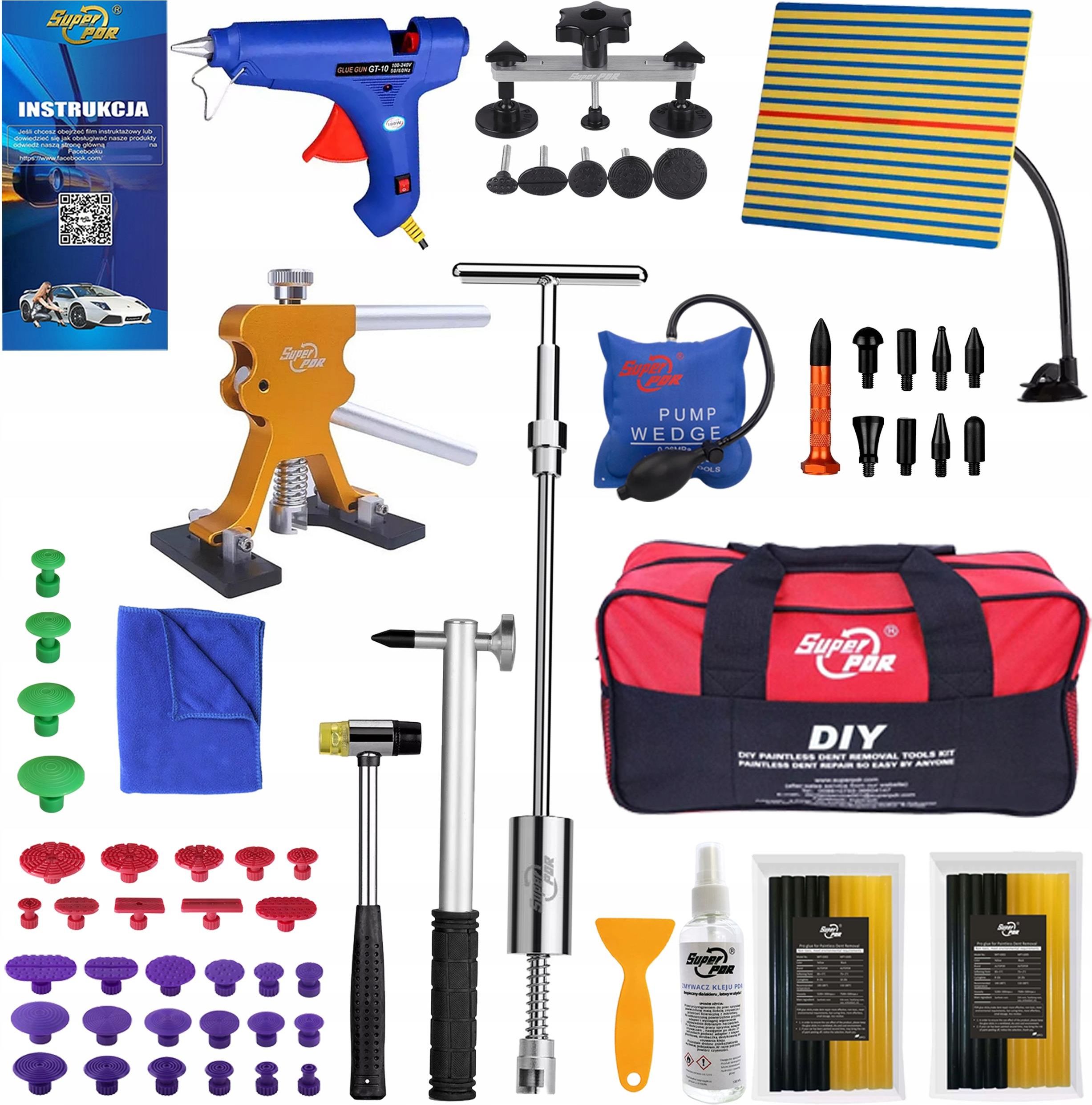 Halogen Super Pdr Puller Zestaw Wyciągania Usuwania Wgnieceń Młotek ...