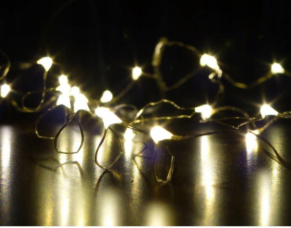 Lampki Led Na Druciku 20 Diod Białe Ciepłe Baterie - Opinie i ...