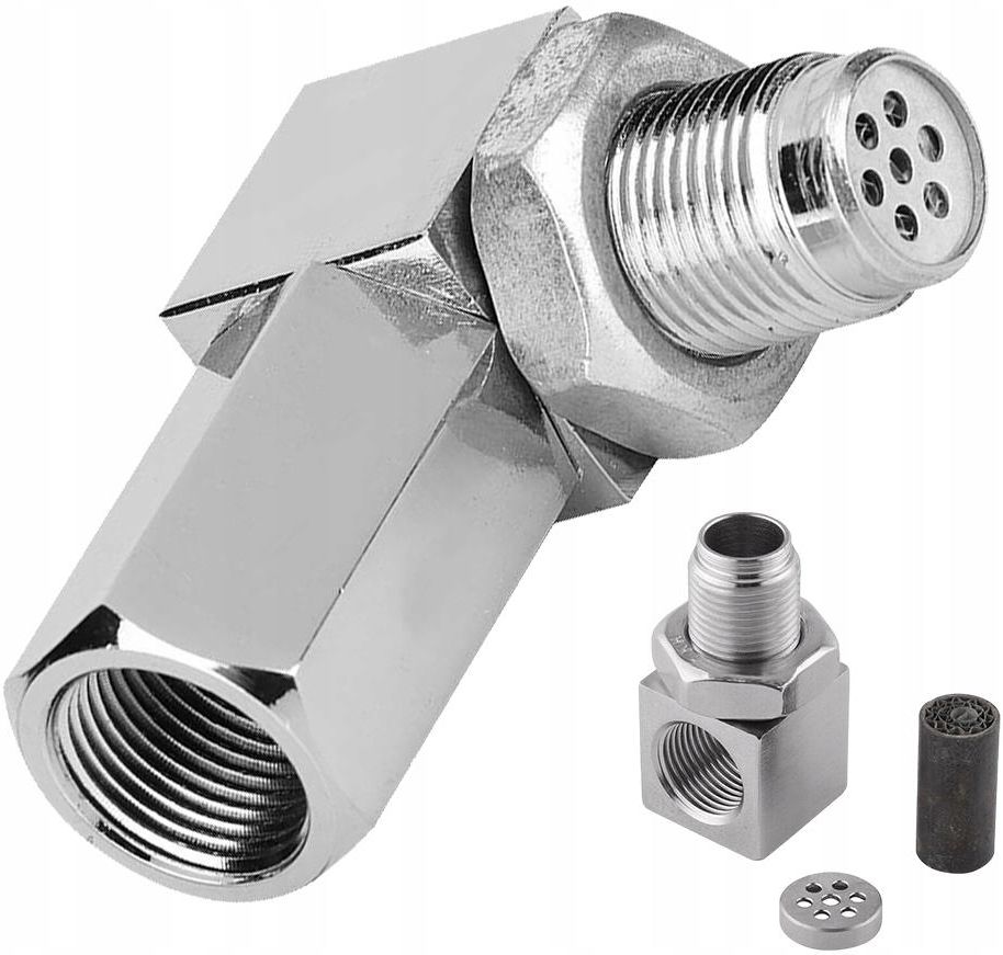 Sonda lambda Emulator Adapter Kątowy 90° Sondy Lambda M18x1,5 - Opinie ...