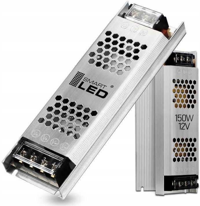 Zasilacz LED 12V 150W Montażowy Modułowy do taśm MONO RGB Transformator ...