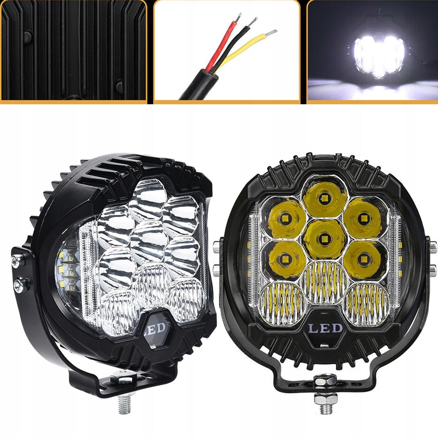 Halogen 75W Lampa Robocza Led Reflektory Ciągnika 12V 24V 2El - Opinie i ceny na Ceneo.pl