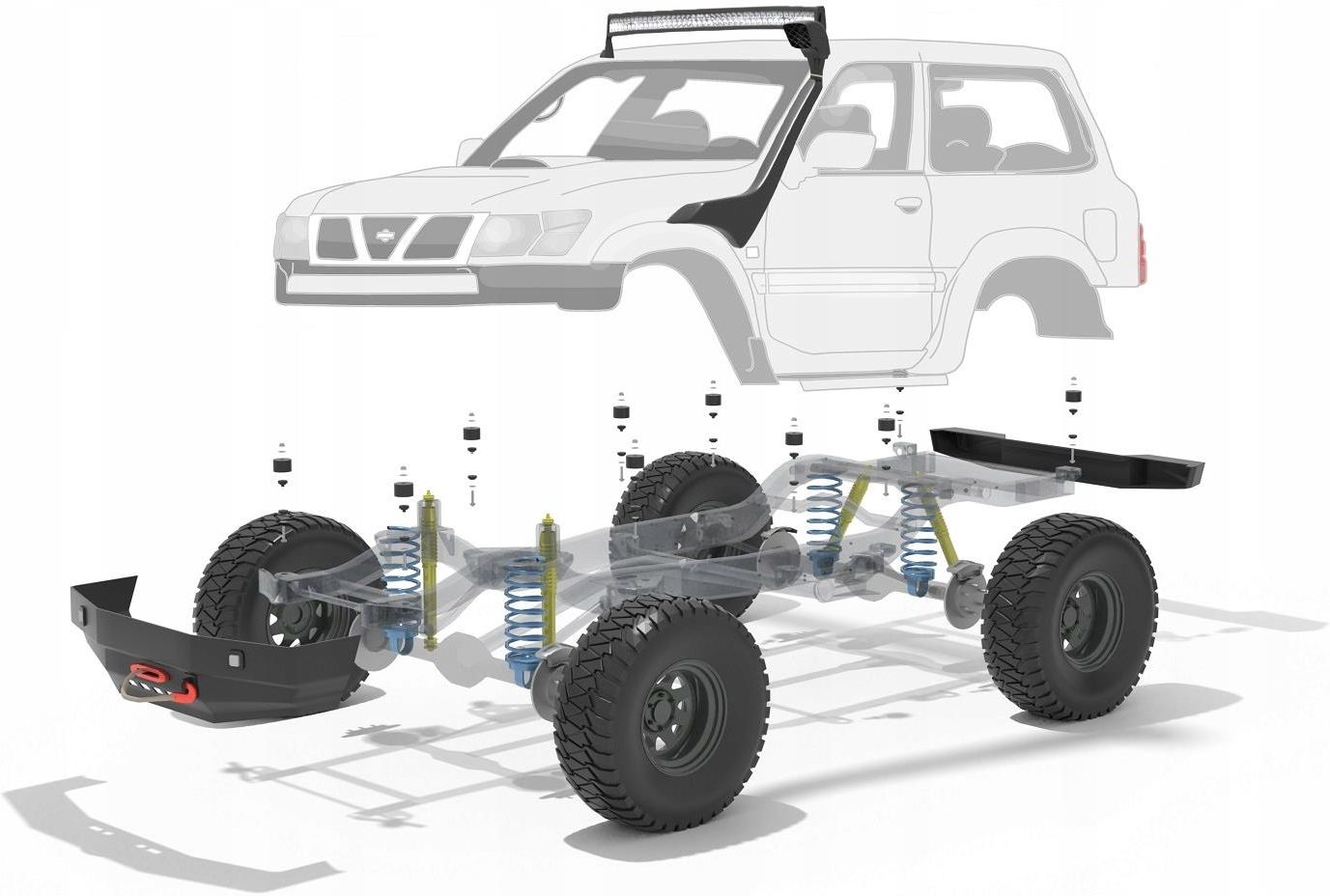 Nissan Patrol Gu4 Body Lift 25Mm 1 Cal Wersja 3 Drzwiowa Zl590 - Opinie ...