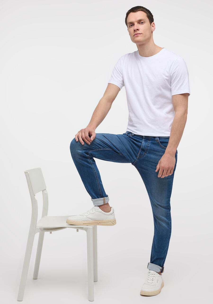 MUSTANG OREGON SLIM K MĘSKIE SPODNIE JEANSOWE DENIM BLUE 1013712 5000 ...