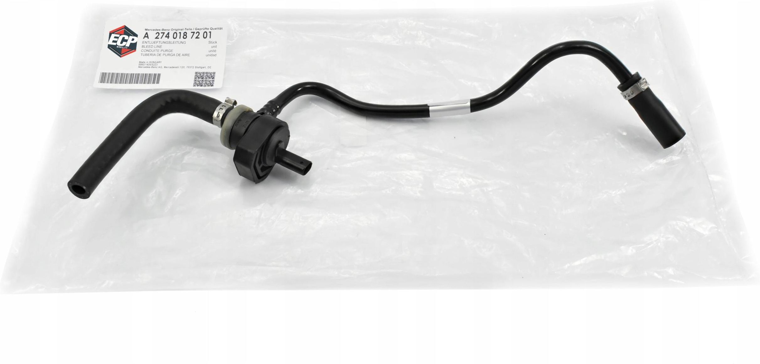 Przewód Zawór Odpowietrzający A0009975012 Mercedes 2.0 Cgi W205 Glc ...