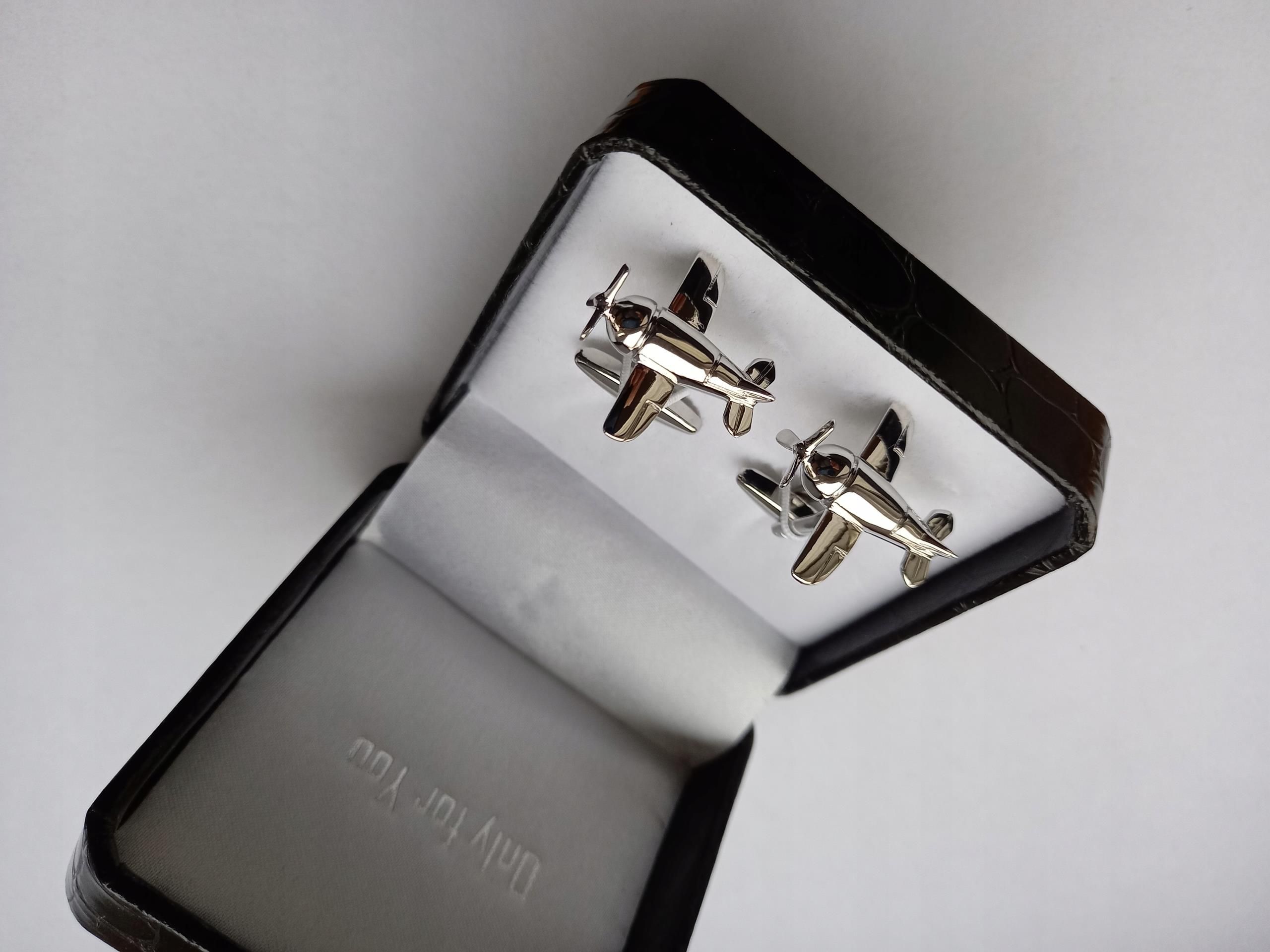 Exciting Srebrne spinki do mankietów Samolot - Ceny i opinie - Ceneo.pl