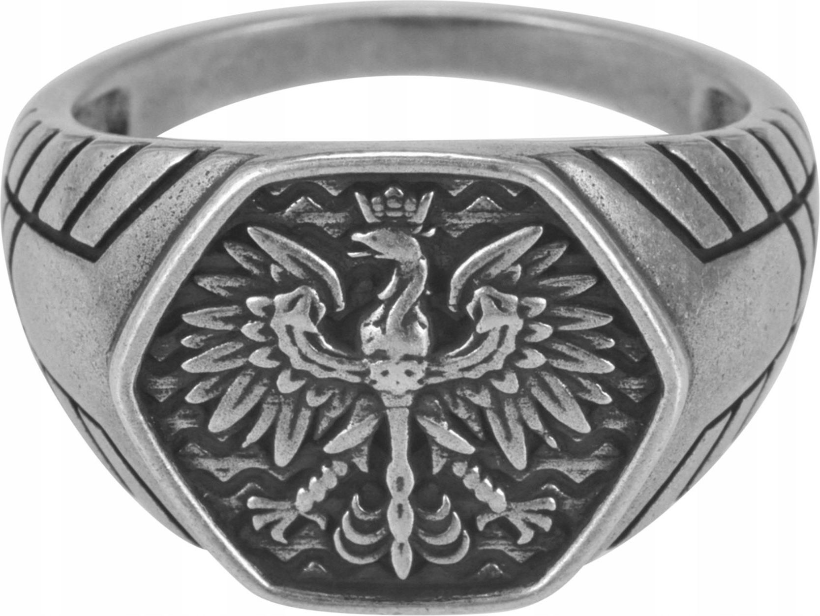 Srebrny Sygnet Męski Patriotyczny Orzeł Srebro 925 - Ceny i opinie ...