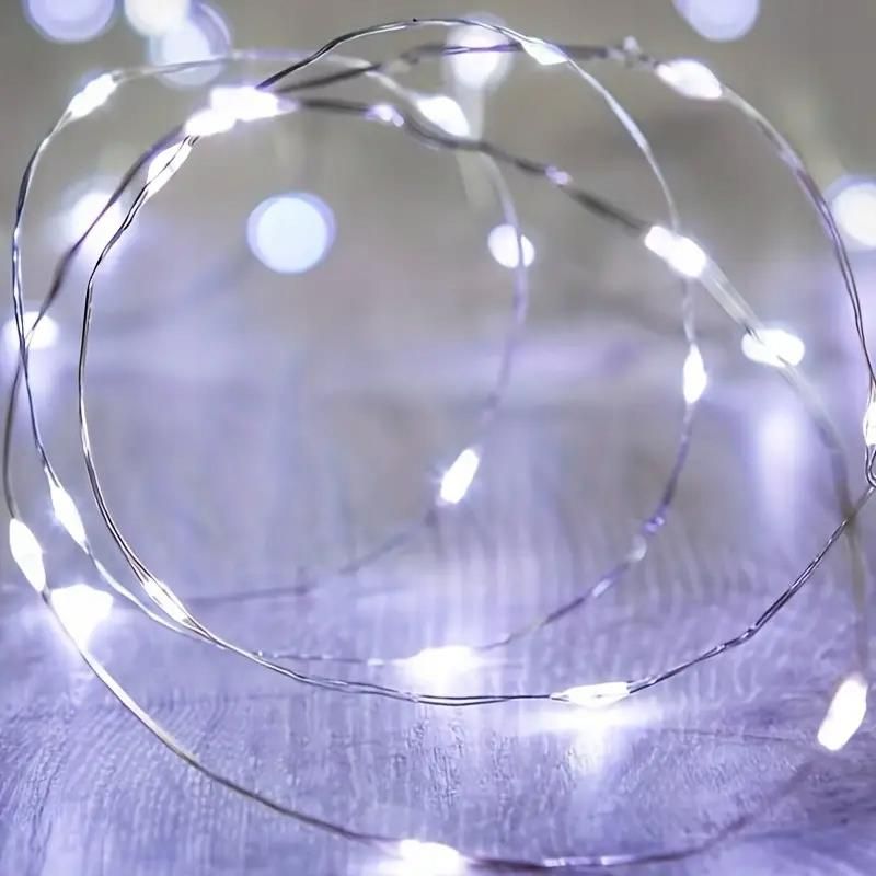 Vipolimex Lampki Led Na Druciku 20 Baterie Zimny Biały (VT219LEDCOLD ...