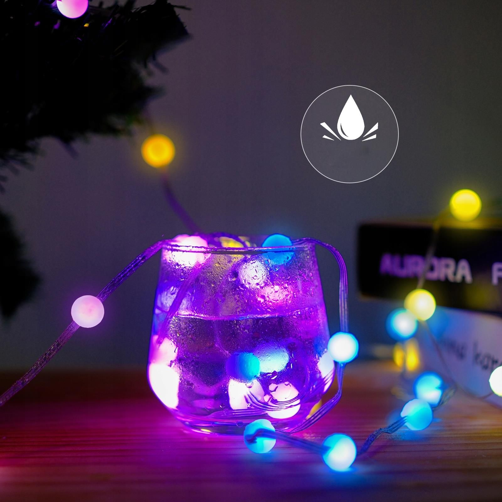Lampki Choinkowe 40Led Wewnętrzne Kulki Mleczne 5M (6LT0045EU6 ...