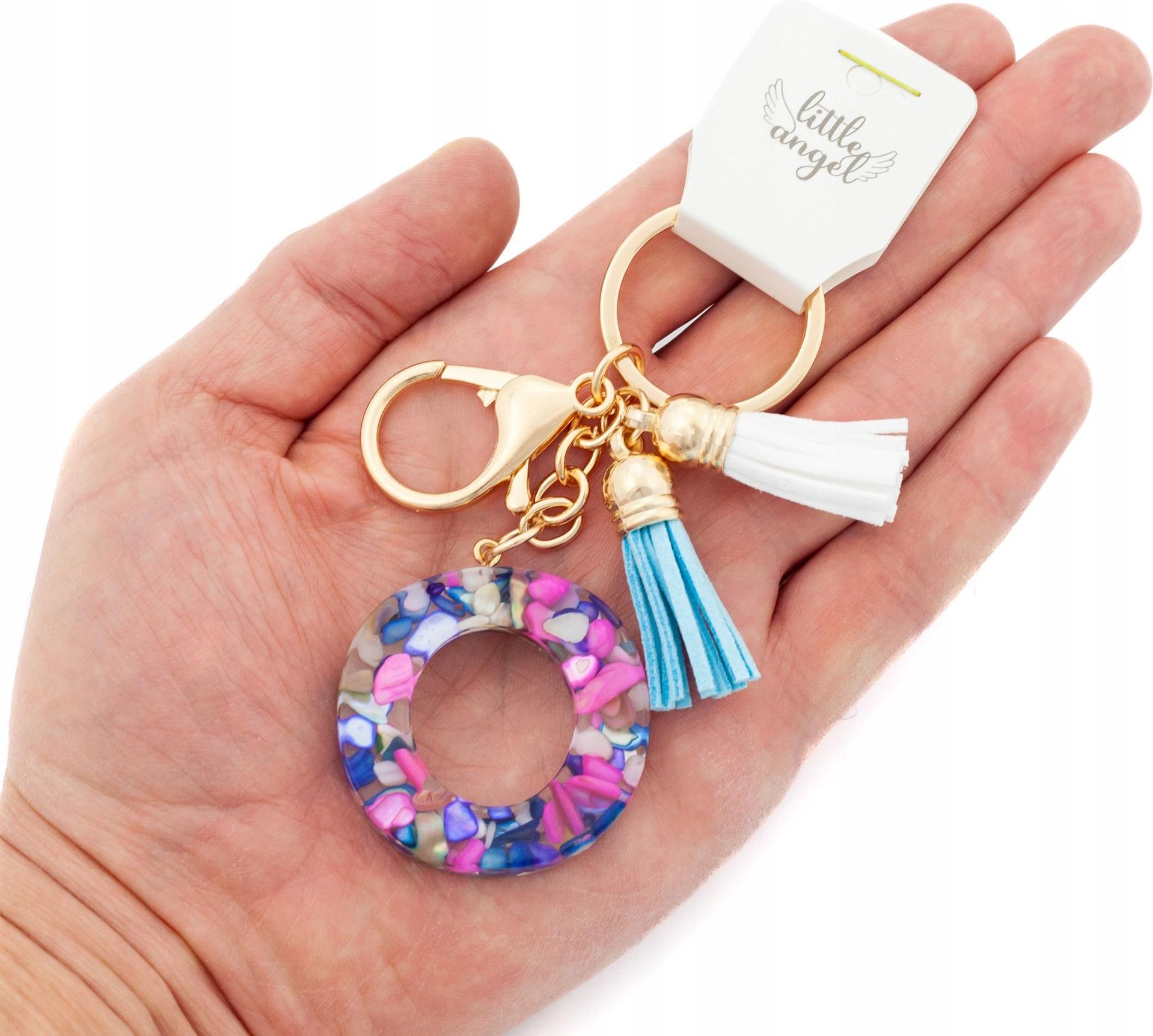 Little Angel Brelok Do Kluczy Literka O Akrylowa Z Kolorowymi ...