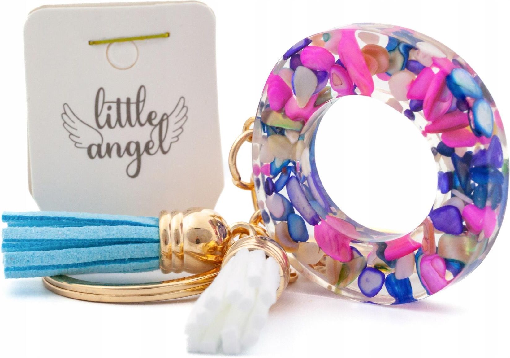 Little Angel Brelok Do Kluczy Literka O Akrylowa Z Kolorowymi ...