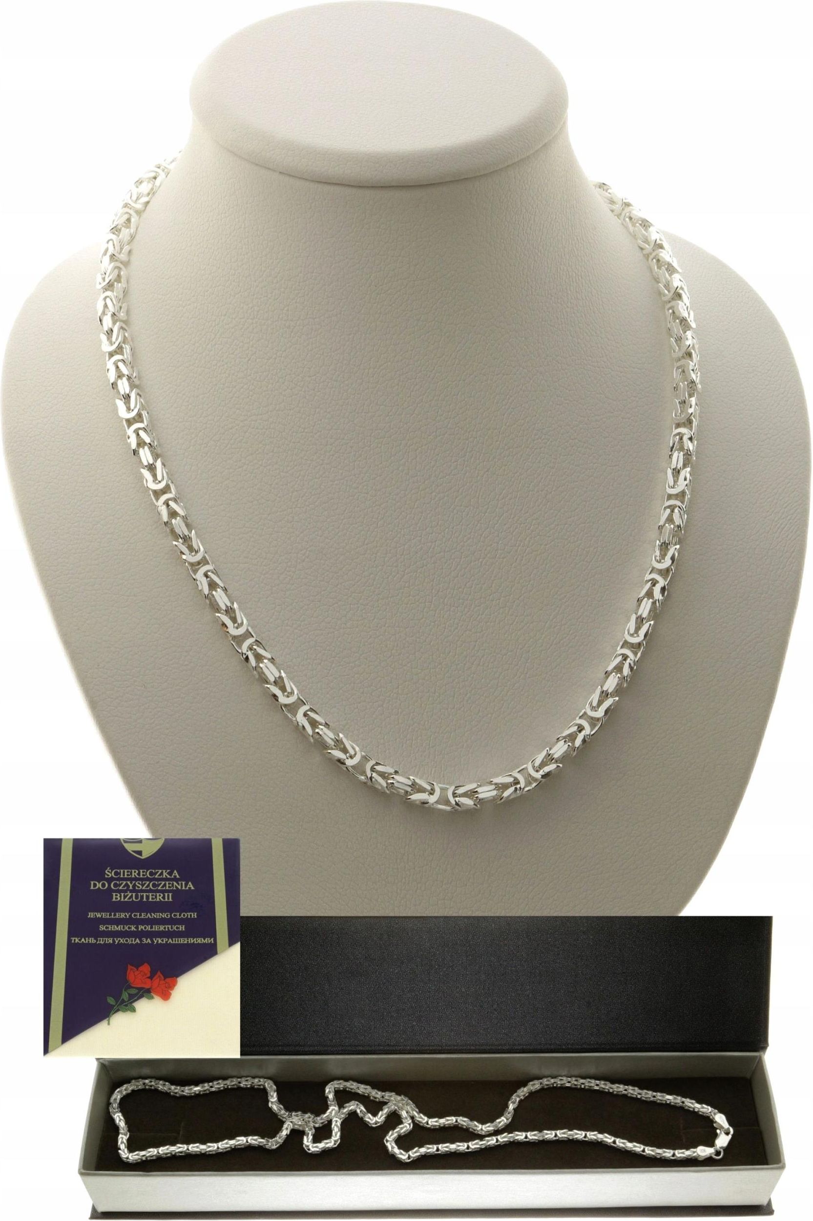 Srebrny Łańcuszek Splot Królewski PRÓBA-925- 60 CM - Ceny i opinie ...