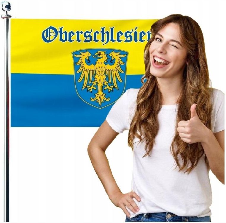 Flaga Górnego Śląska Górny Śląsk Oberschlesien Na Maszt Producent ...