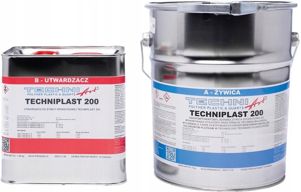 Techniart Tp 200 Żywica Epoksydowa Do Garażu Posadzki Piwnic 6,25Kg ...