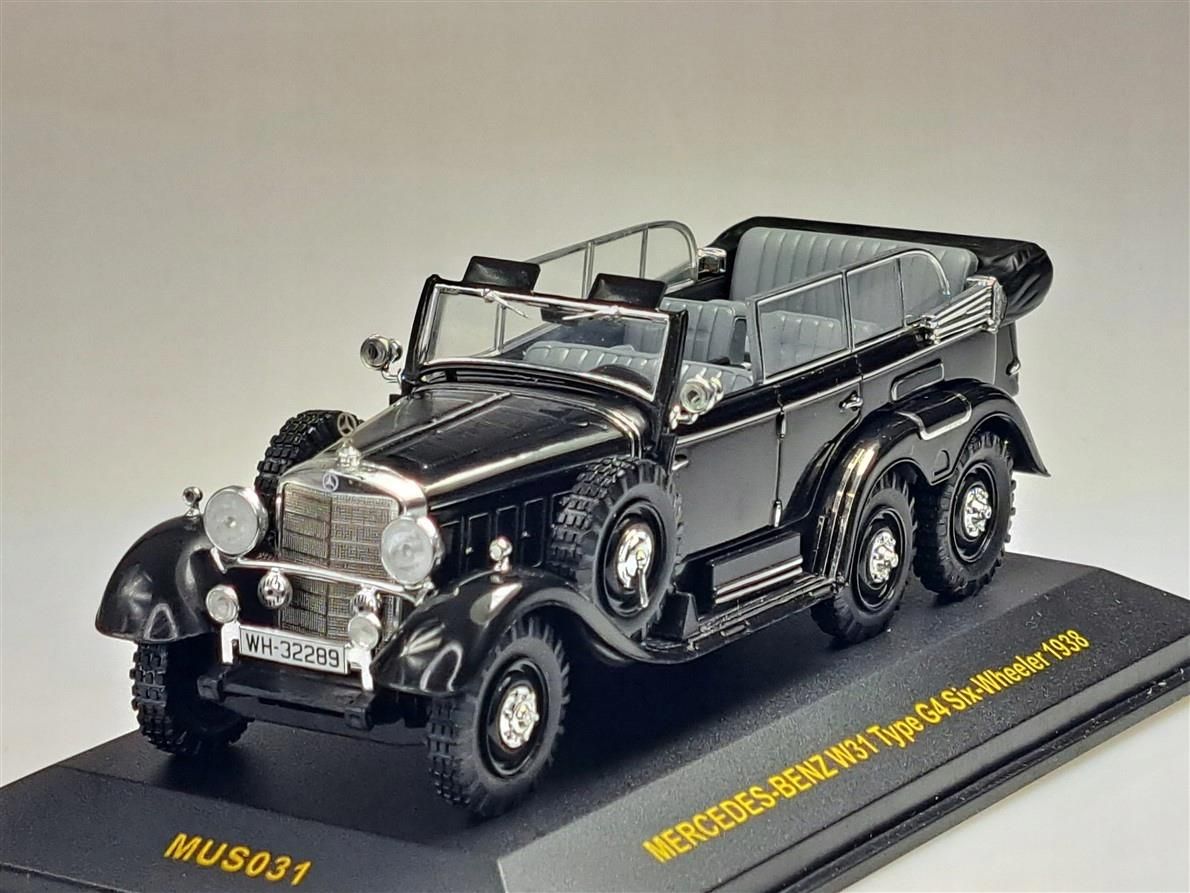 Ixo Mercedes-Benz G4 W31 Cabriolet 1934 Black 1:43 MUS031 - Ceny i ...