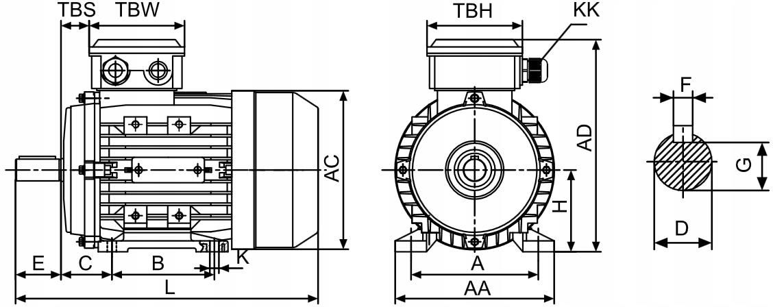Promotor Silnik elektryczny T3A 1,5kW 2800 obr/min 90 B3 1757633599 - Opinie i ceny na Ceneo.pl