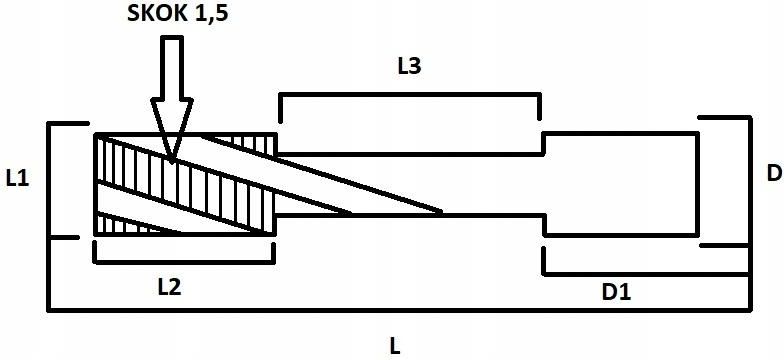 Frez do kupienia w Frez węglikowy Vhm do gwintu skok 1,5 fi 16 mm L90 1772888529 - Opinie i ceny ...
