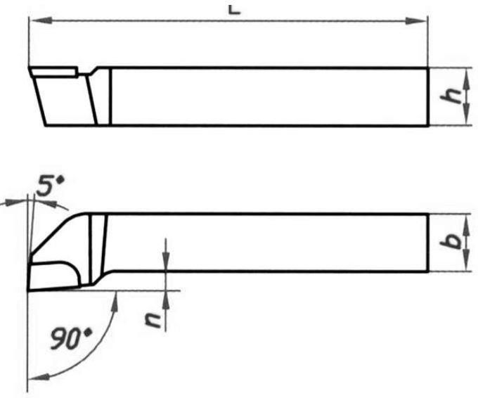 Noże do elektronarzędzi Pafana Nóż tokarski NNBe ISO6R 3232 SW7M 32x32 ...