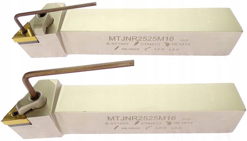 Noże do elektronarzędzi Sh Nóż Tokarski Mtjnr 2525 M16 Na Płytki Tnmg Tnmm 1604 Mtjnr 25x25 25mm ...