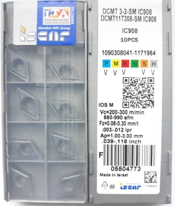 Iscar Płytki Dcmt 11T308 IC 908 1767084503 - Opinie i ceny na Ceneo.pl