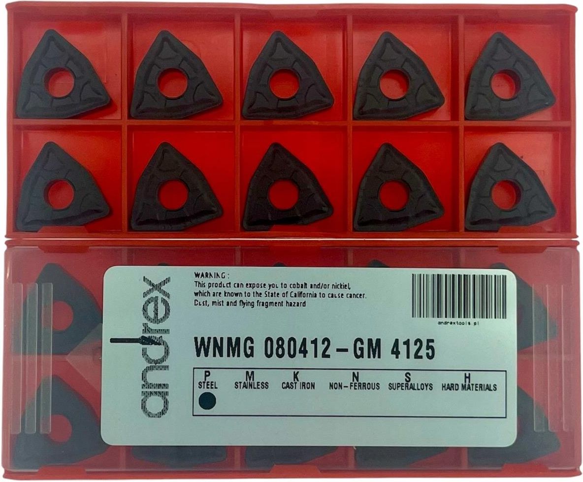 Andrex Płytki węglikowe Wnmg 080412 Gm 4125 Stal 1762416149 - Opinie i ...