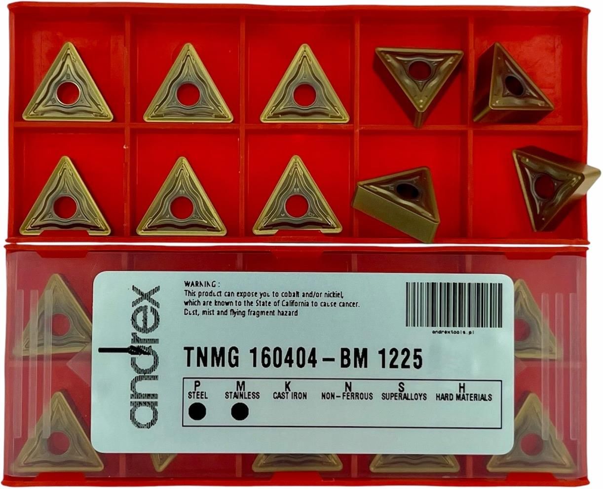 Andrex Płytki węglikowe Tnmg 160404 Bm 1225 Stal Nierdzewka Inox 1762360418 - Opinie i ceny na ...