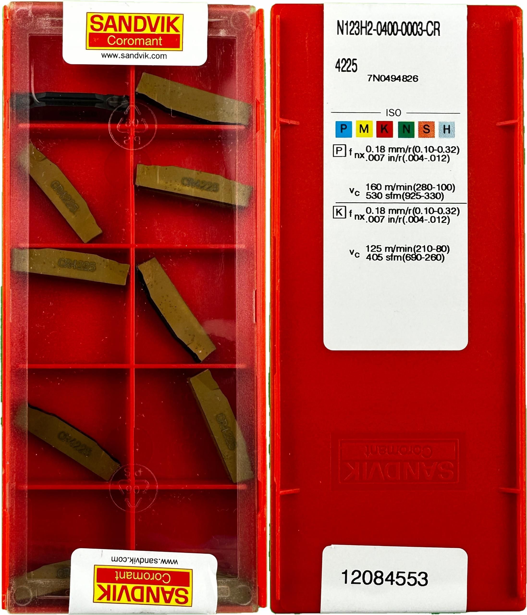 Sandvik Płytki N123H2-0400-0003-CR 4225 1761511700 - Opinie i ceny na ...