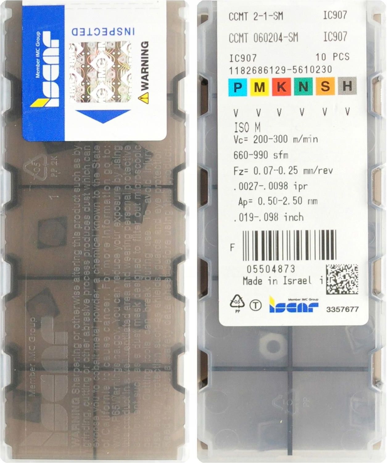 Płytki Ccmt 060204 Sm IC907 Iscar 1772755219 - Opinie i ceny na Ceneo.pl