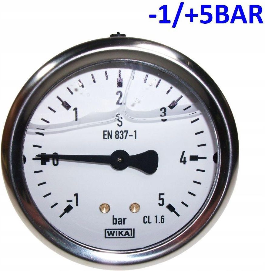 Kfm -1+5BAR G1/4 mano-wakuometr glicerynowy 63mm MW63T/G Wika 213 53 063T 1763895666 - opinie i ...