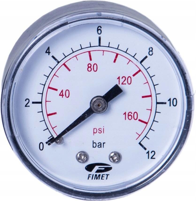 Fimet Manometr 50 MM Tylny 1/8 12 Bar Zegar Ciśnienia 1763832381 ...