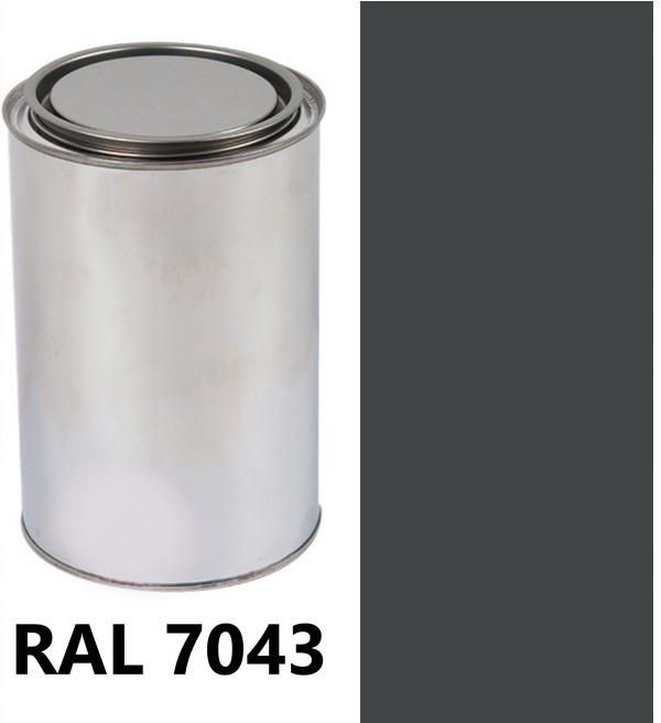 Farba Farba Alkidowa Ftalowa Emalia Lakier Ral 7043 Mat 5-16% Szary ...