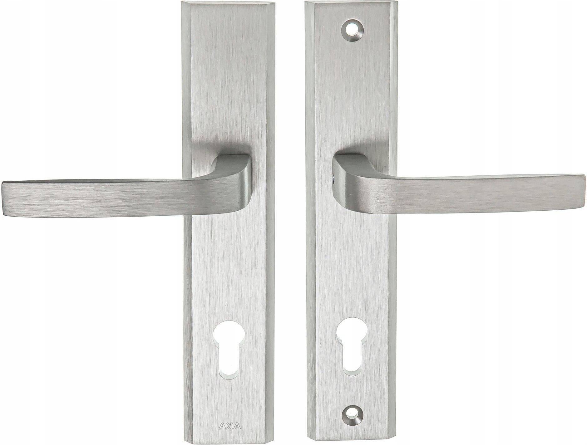 Axa Klamka Zewnętrzna Strong Rozstaw 92 F6 Inox Wspomaganie 1761172565