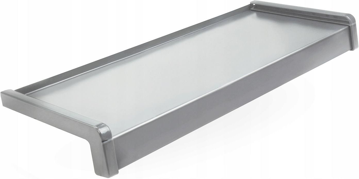 Parapet Parapet Zewnętrzny Stal Stalowy Zaślepki Alu szer 15cm dł 50cm ...