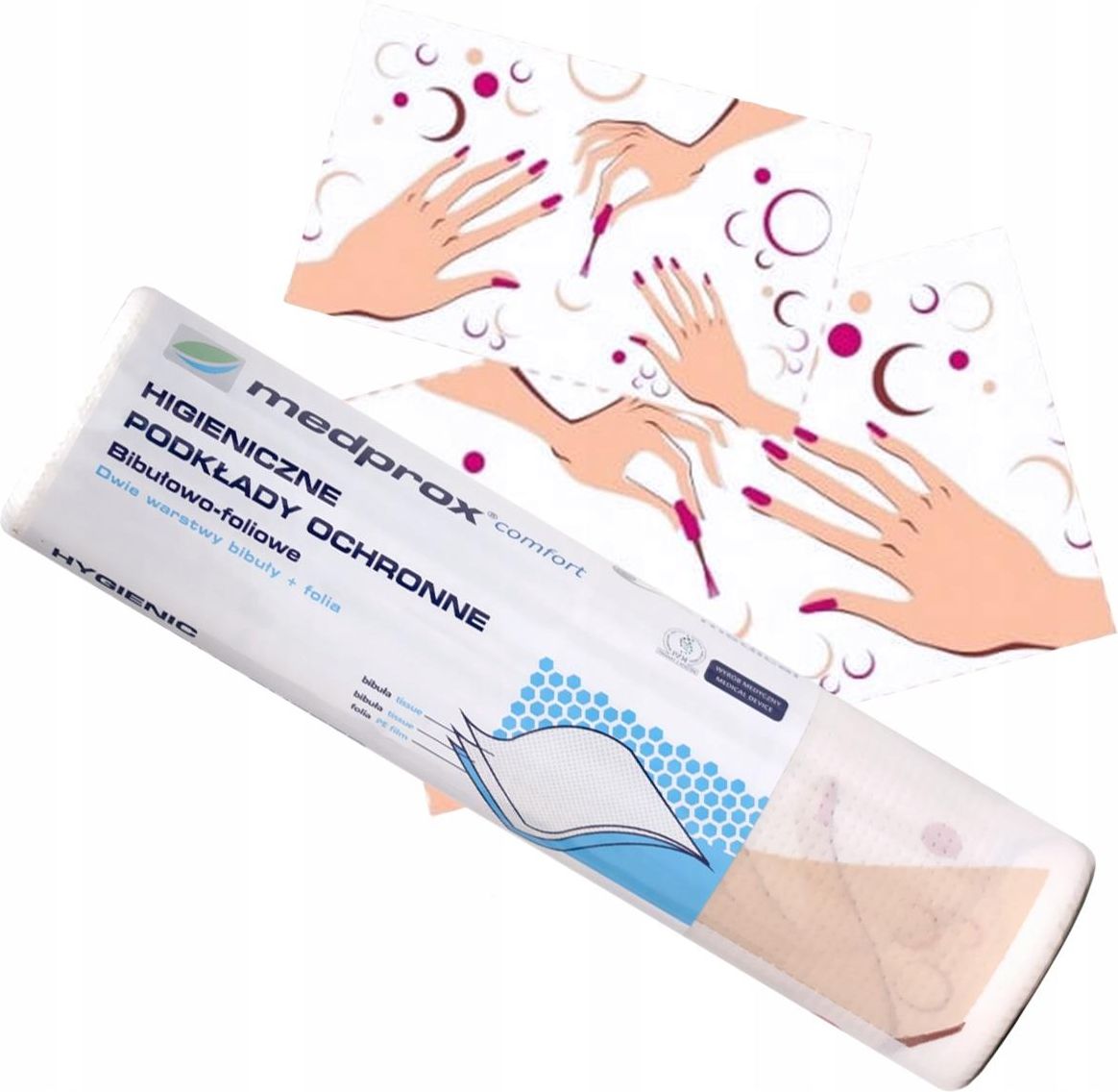 Medprox Podkład Higieniczny Podfoliowany Kosmetyczny Serwety W Rolce ...