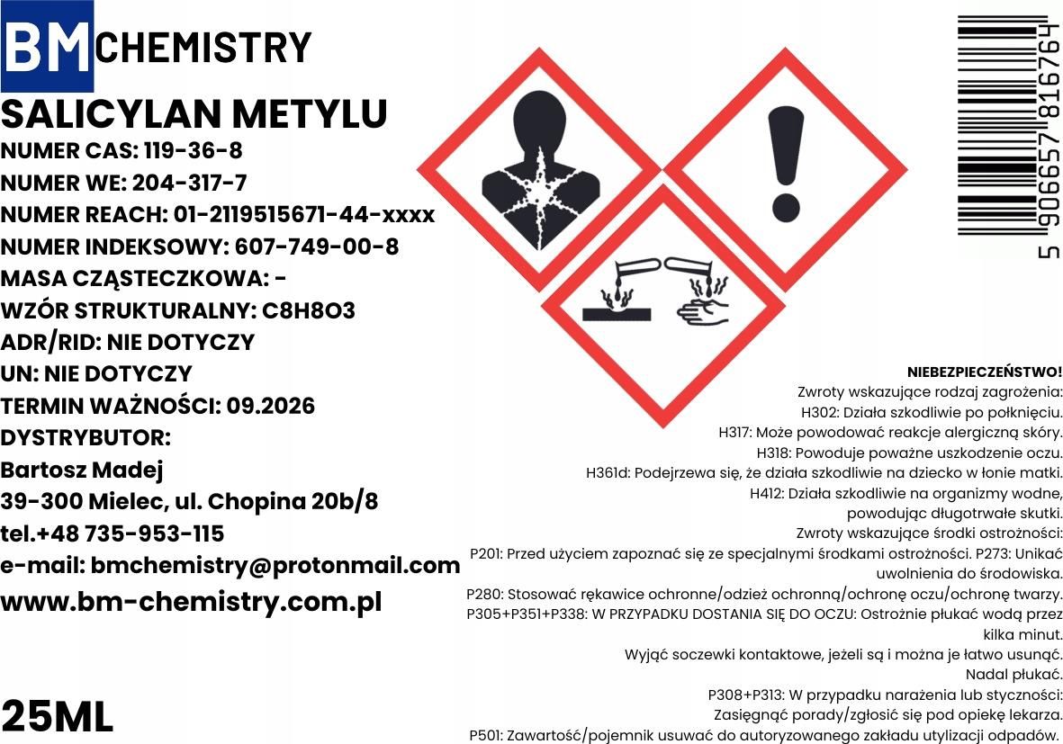 Salicylan Metylu 25Ml - ceny i opinie - Ceneo.pl