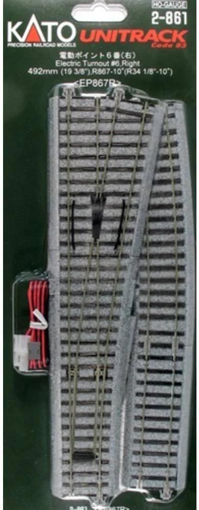 Kato H0 Unitrack 2 861 Przełącznik Prawy 492mm 1 Szt. - Ceny i opinie - Ceneo.pl