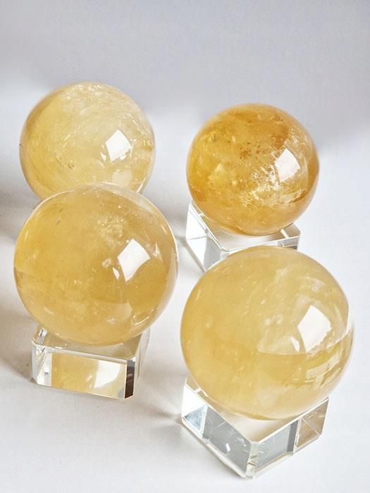 Kalcyt Miodowy Kula Naturalny Kamień Z Podstawką 5,6 5,9Cm - Ceny i ...