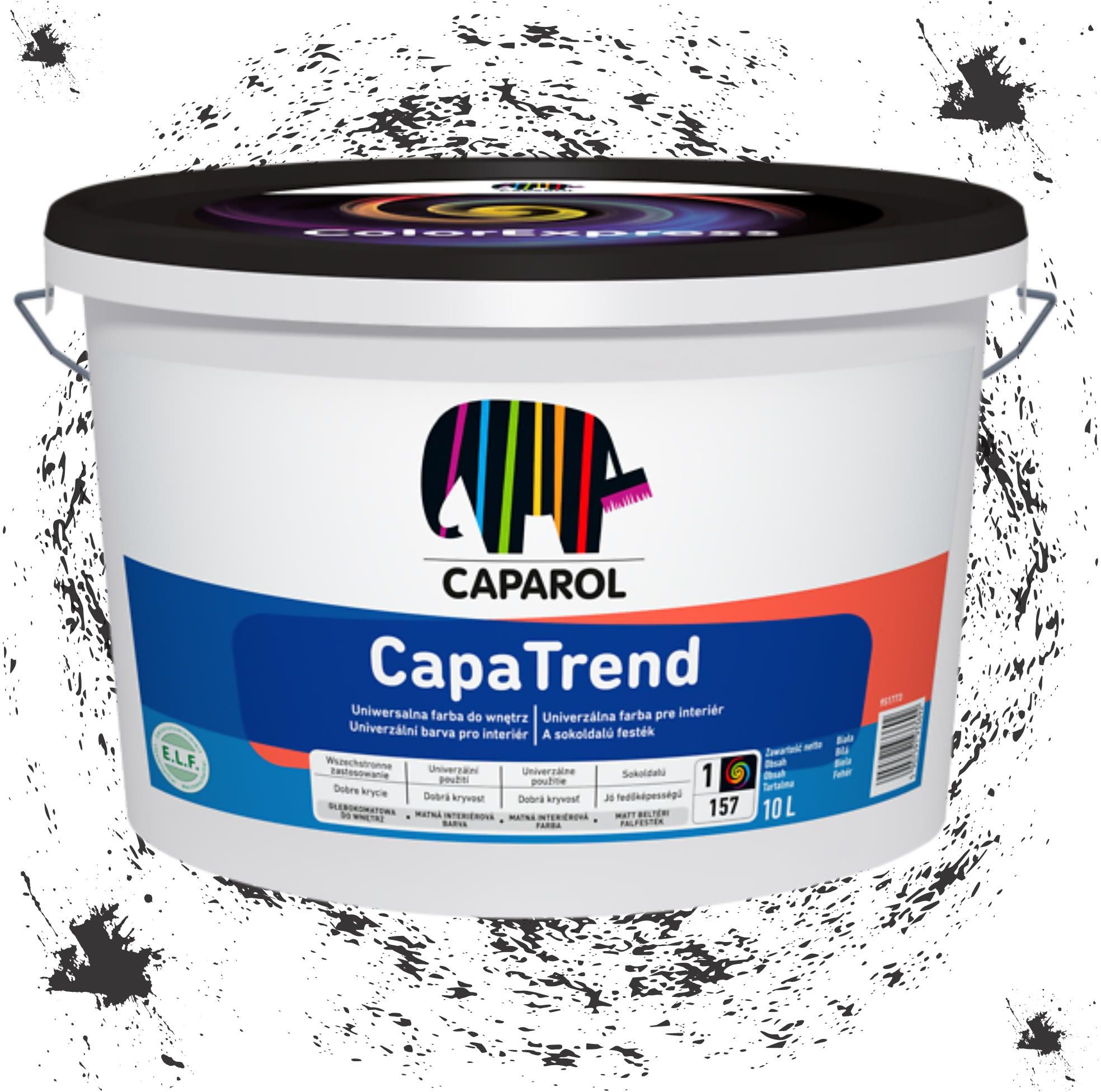 Farba Caparol Farba Akrylowa Capatrend Schwartz 12,5L - Opinie i ceny ...