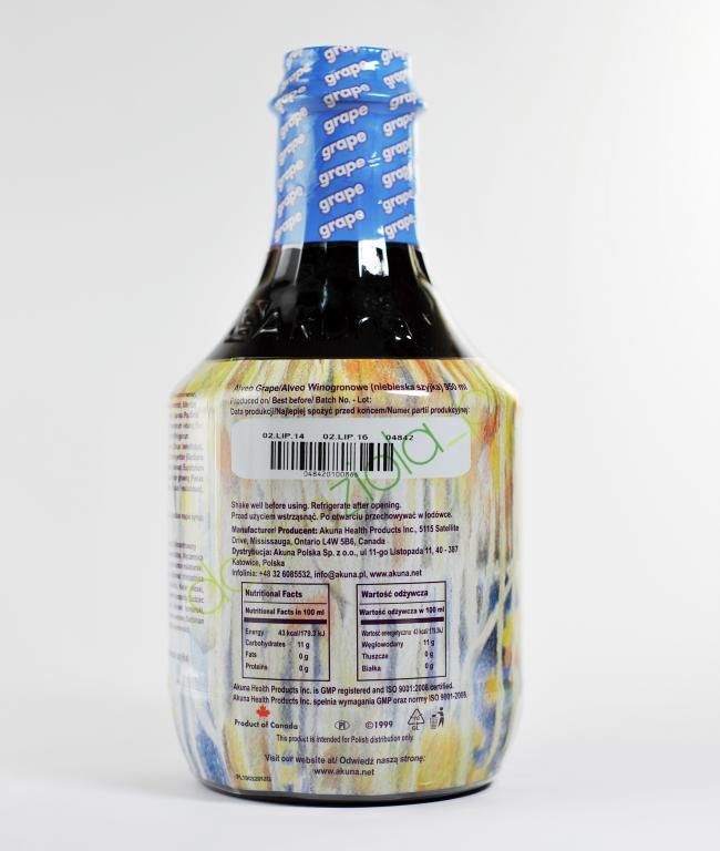 Preparat medycyny naturalnej Alveo grape 950ml akuna - Opinie i ceny na ...